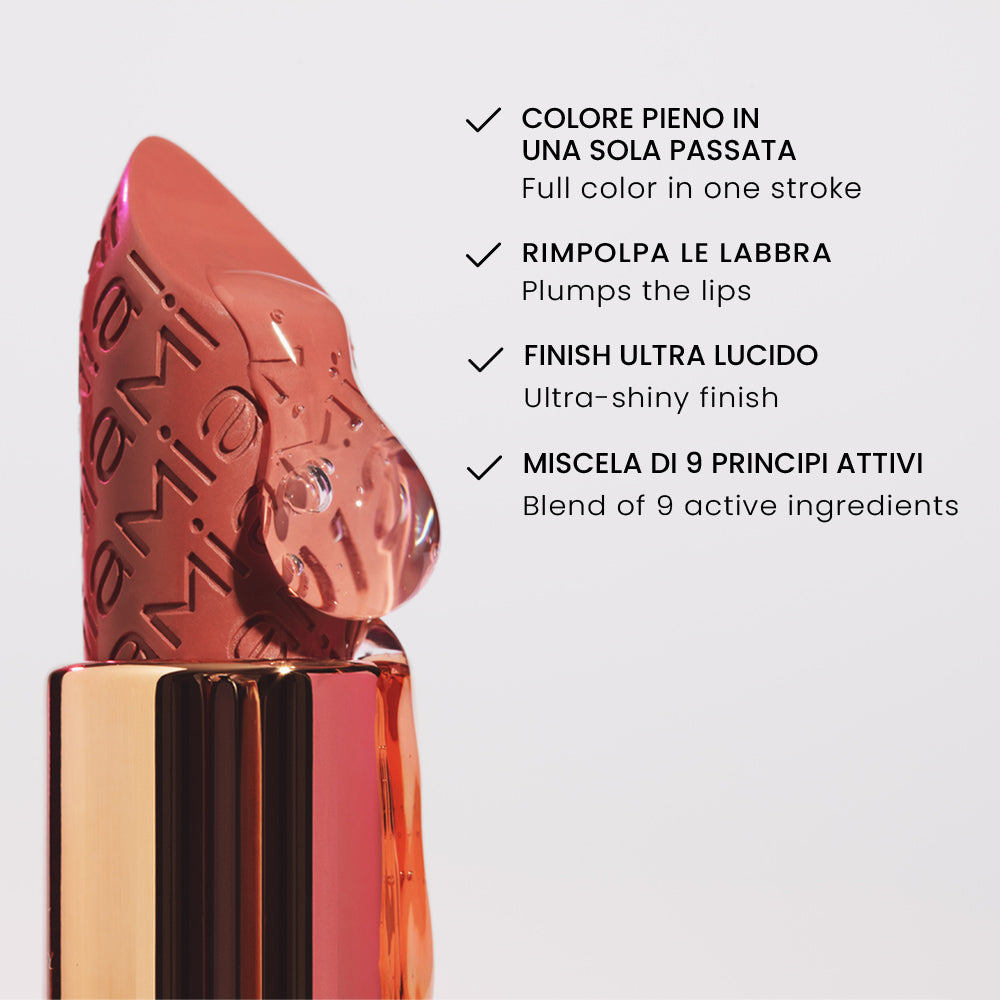 Wet Flow Lipstick - Labial cremoso brillante de larga duración – Mia Makeup