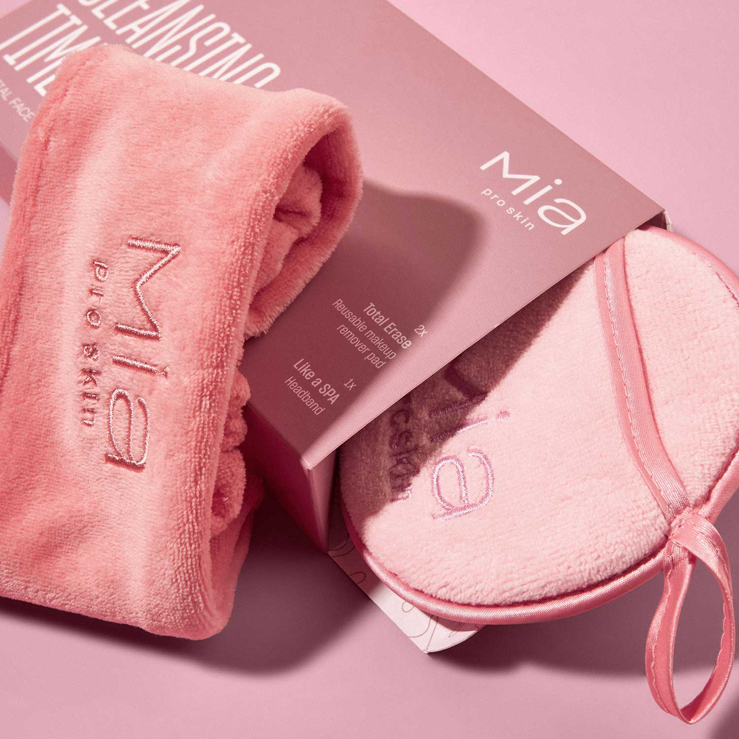 CLEANSING TIME MIA - Kit esencial de Fibras limpiadoras – Mia Makeup